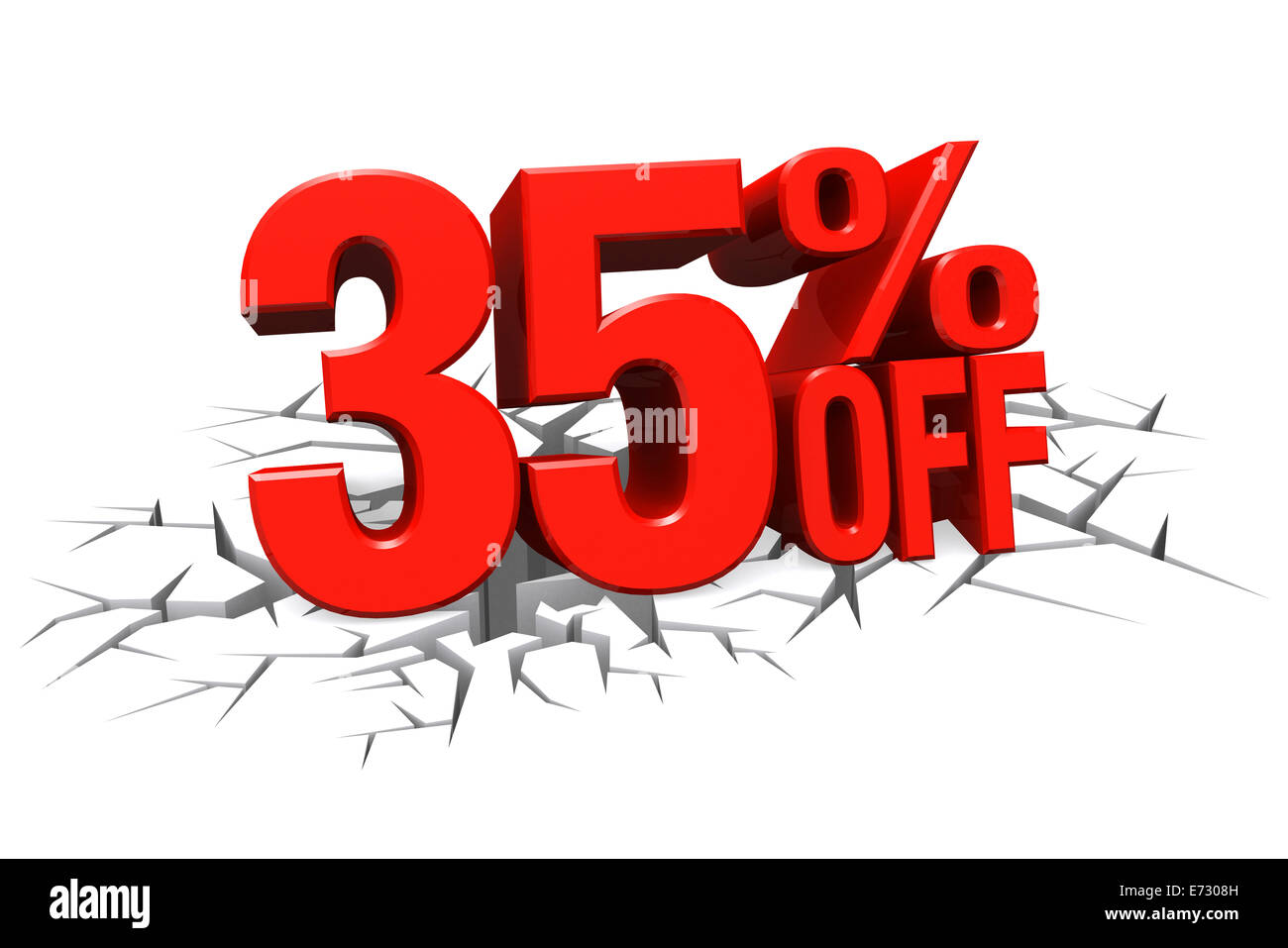 Red 35 percent discount Cut Out Stock Images & Pictures - Alamy