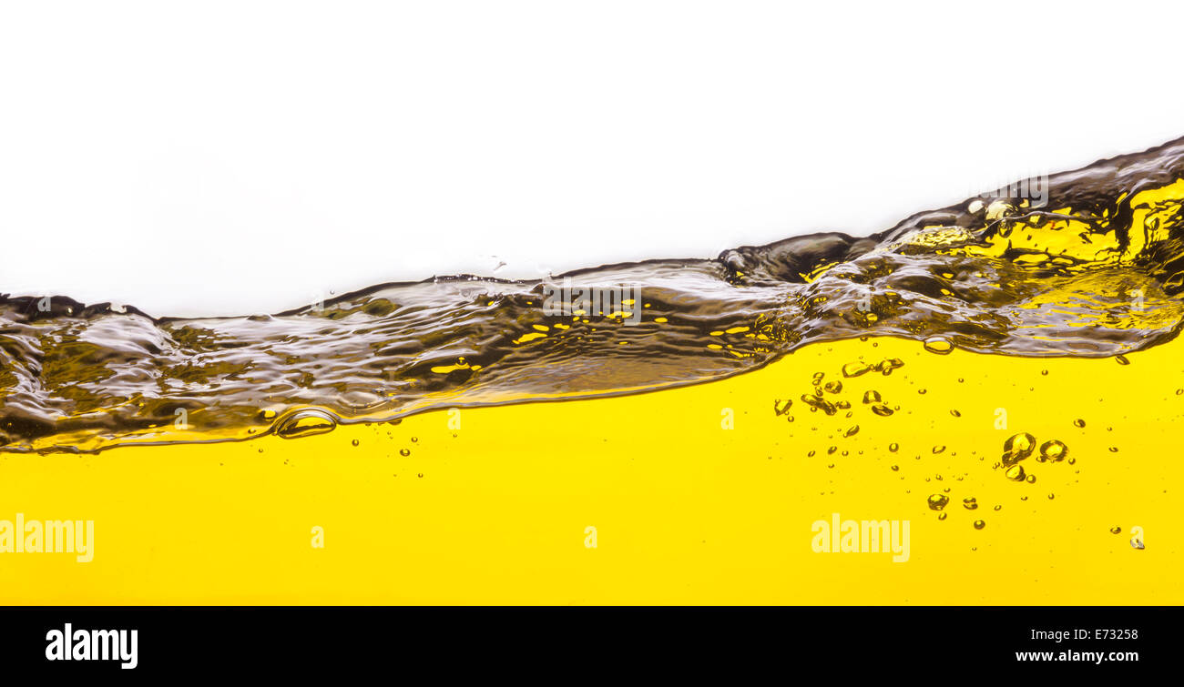 An abstract image of spilled oil . On a white background Stock Photo ...