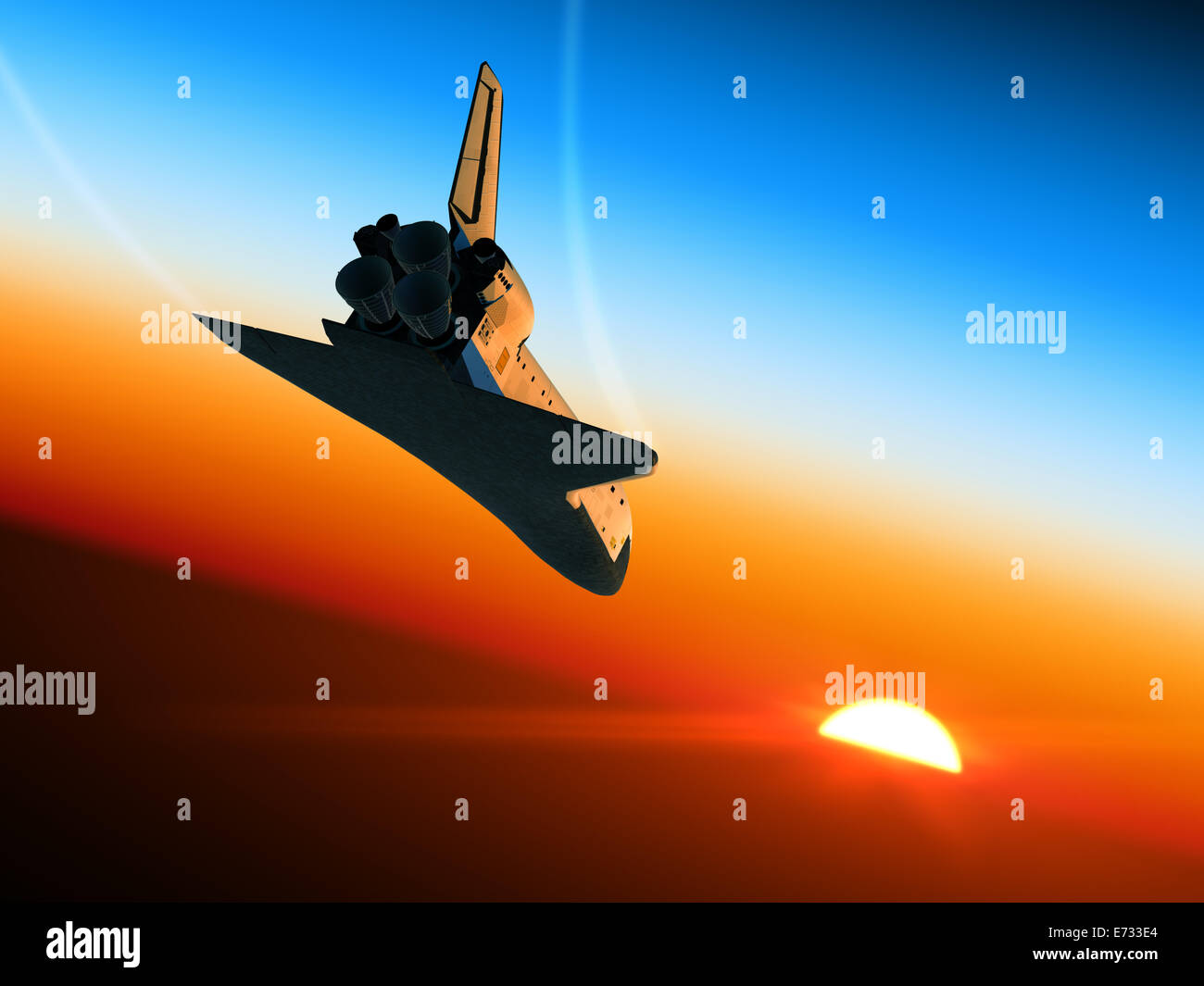 Space rocket landing hi-res stock photography and images - Alamy