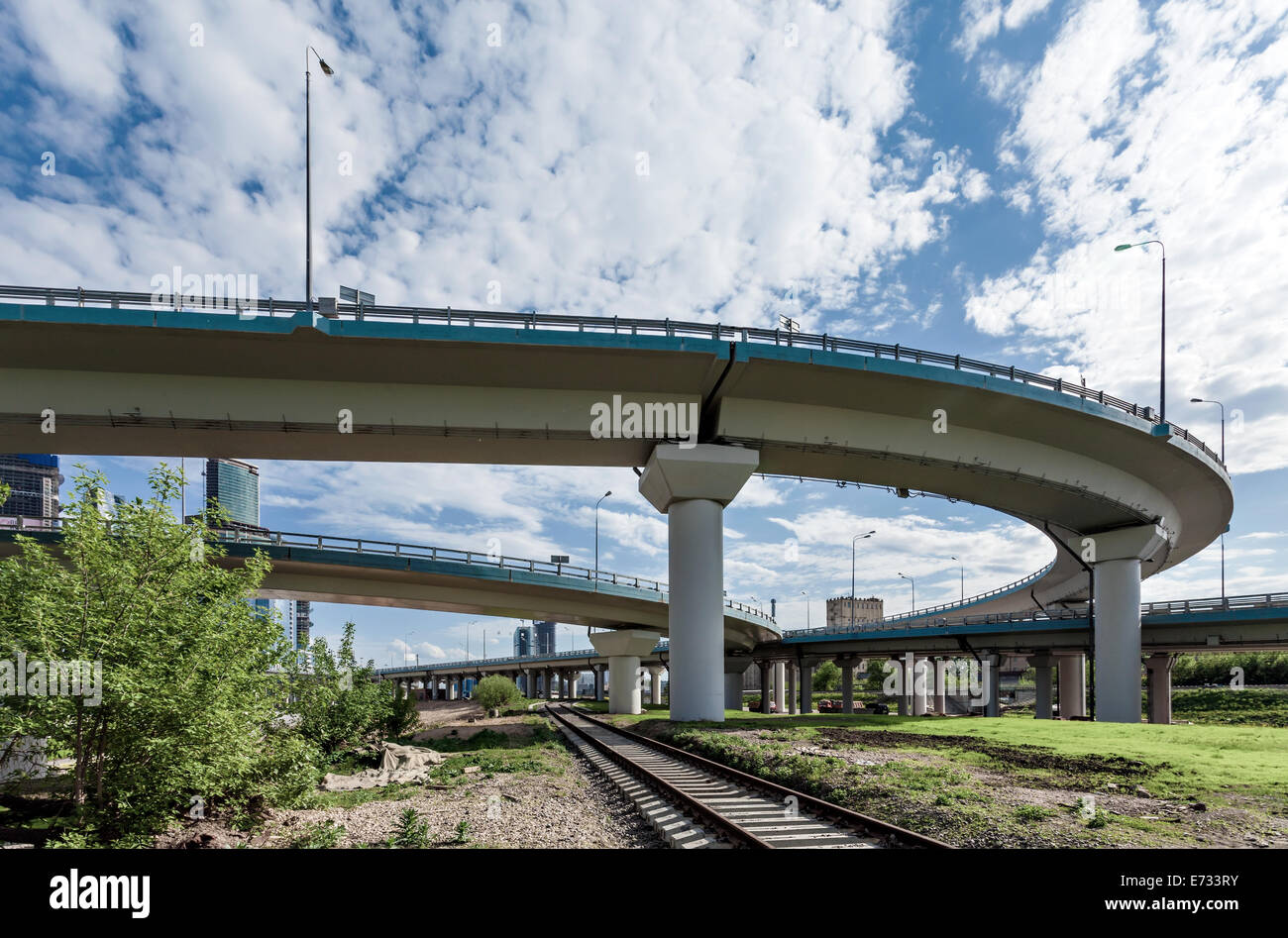 Underpass over the railway Stock Photo - Alamy