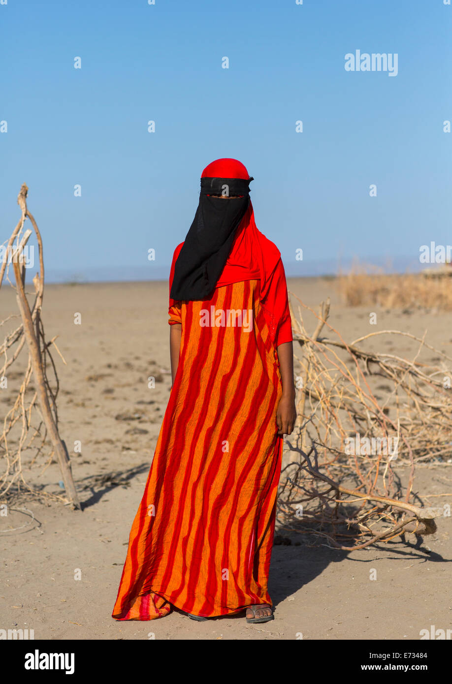 Young Woman Wearing Burka Black High Resolution Stock Photography and ...