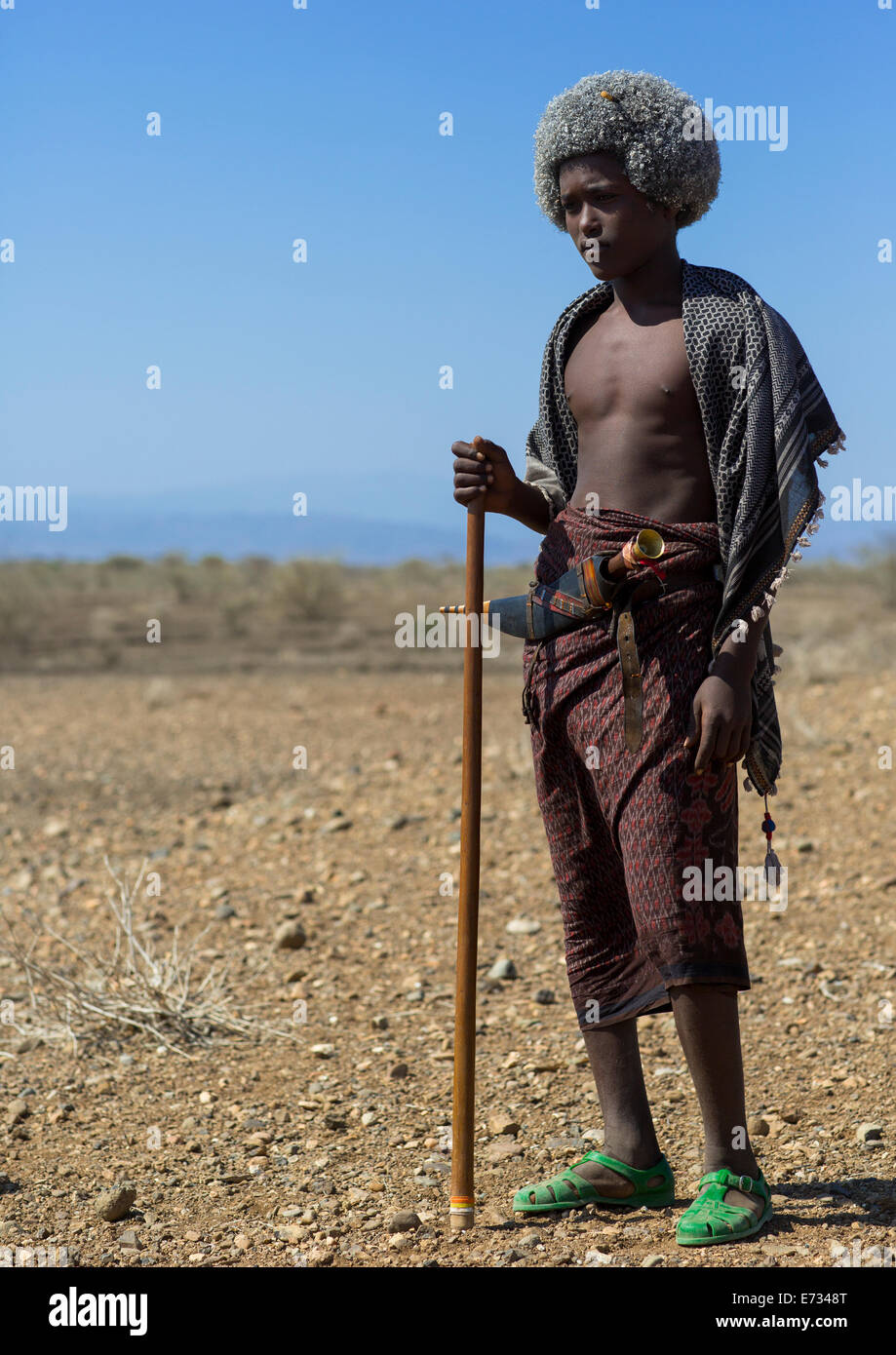 Mr Awol Mohammed, Afar Tribe Man, Mille, Ethiopia Stock Photo - Alamy