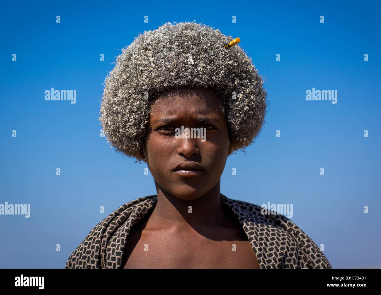 Afar tribe man curly hair hi-res stock photography and images - Alamy