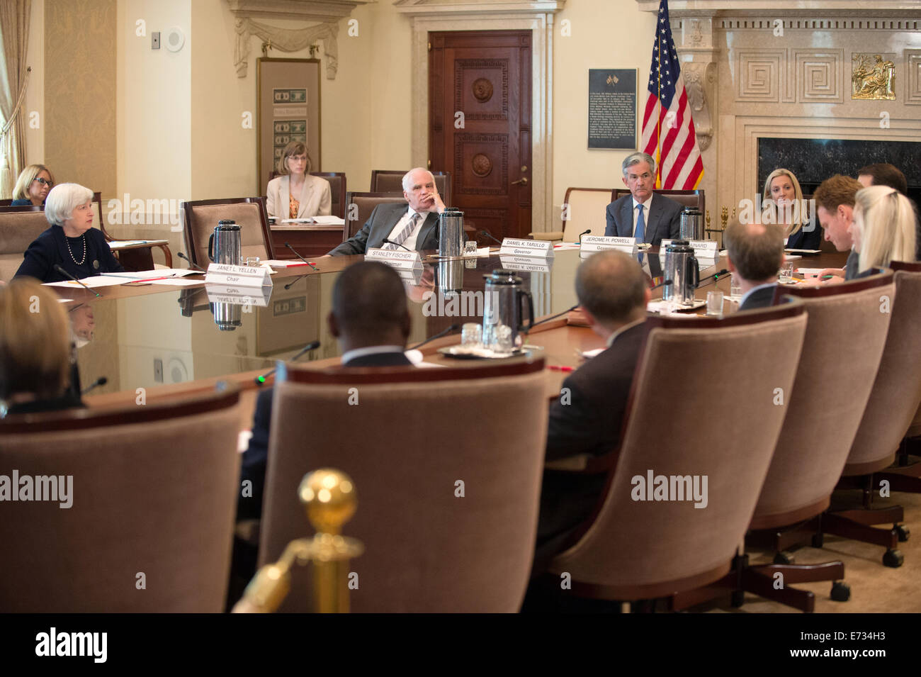 Members of the federal reserve board hi-res stock photography and ...