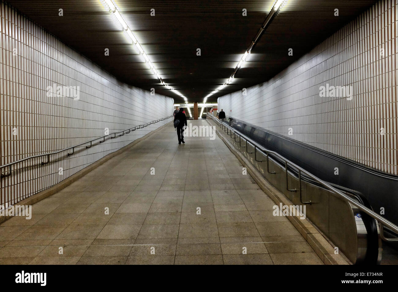 Munich Underground Station at Central Railway Station, Bavaria, Germany ...
