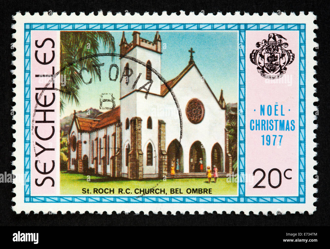 Seychelles stamp hi-res stock photography and images - Alamy