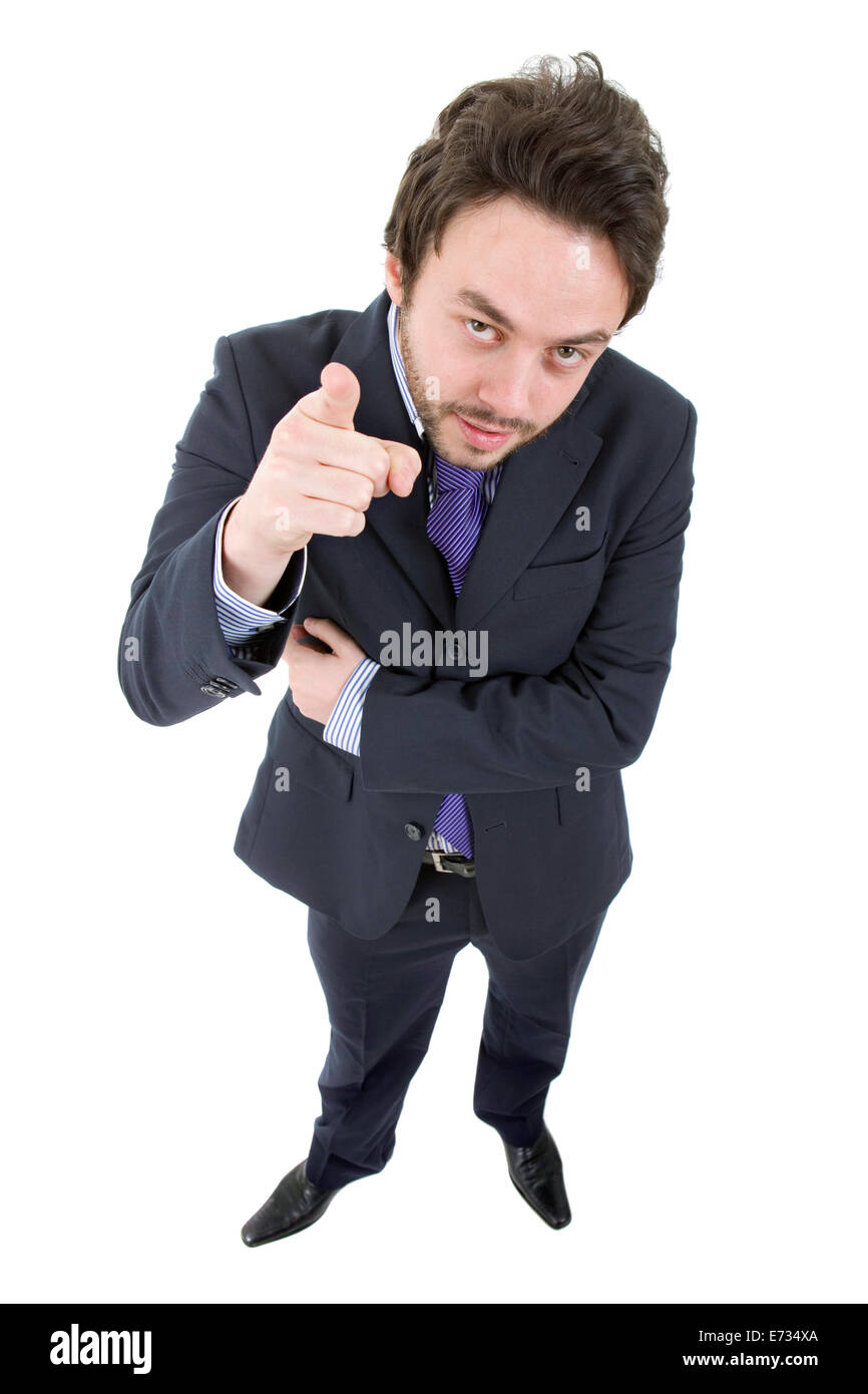 Man pointing isolated Cut Out Stock Images & Pictures - Alamy