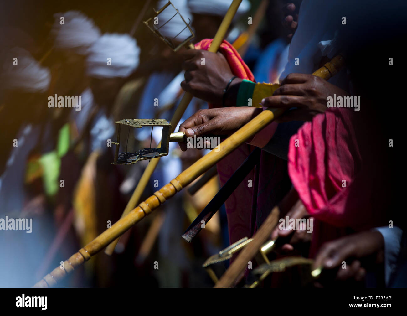 Sistrum Rattles During Ethiopian Orthodox Timkat Epiphany Festival ...