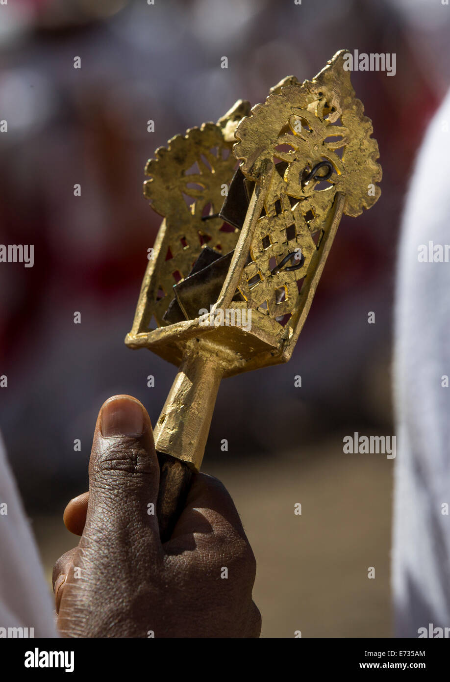 Sistrum Rattles During Ethiopian Orthodox Timkat Epiphany Festival ...