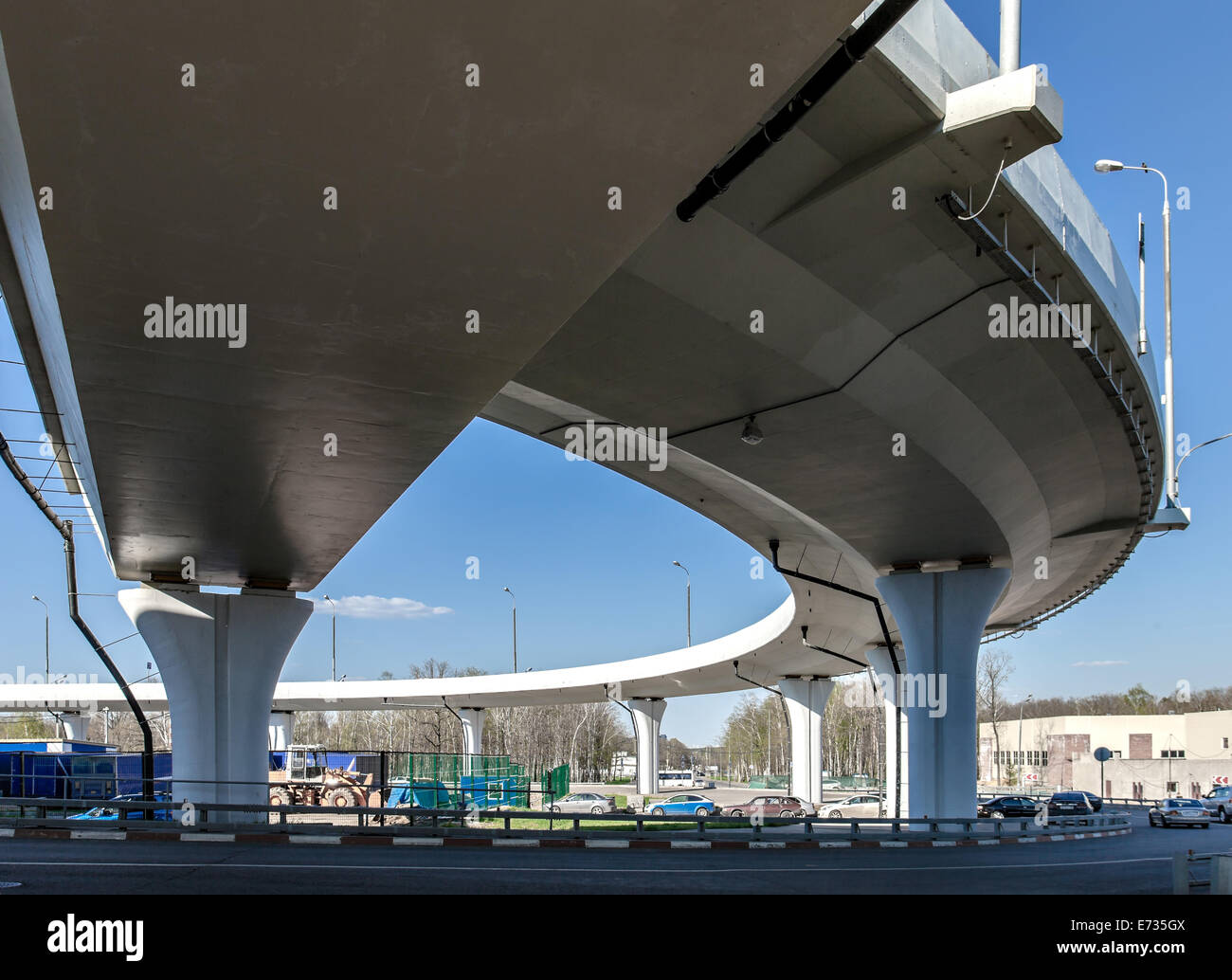 Driving under overpass bridge hi-res stock photography and images - Alamy
