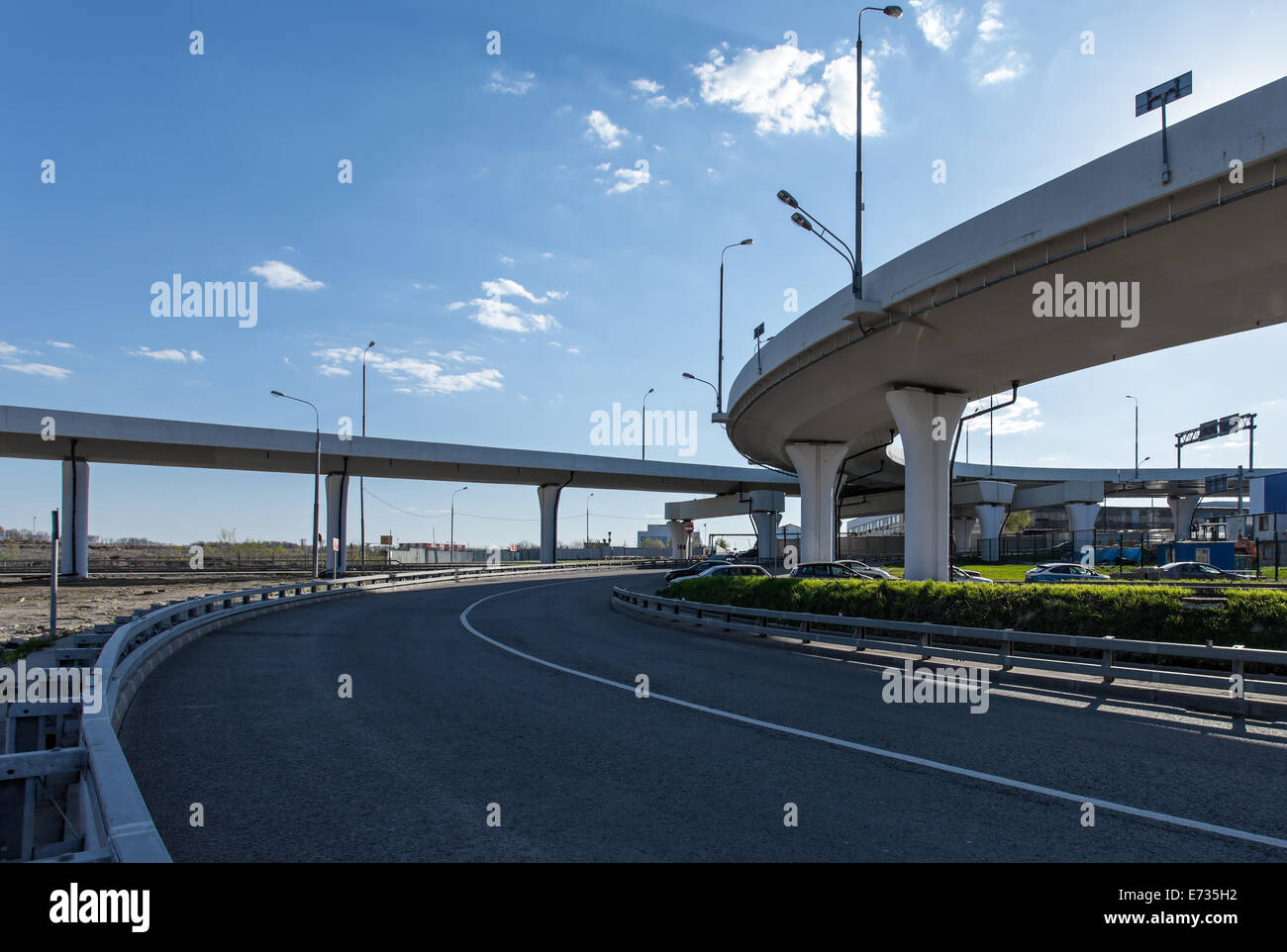 Driving under overpass bridge hi-res stock photography and images - Alamy