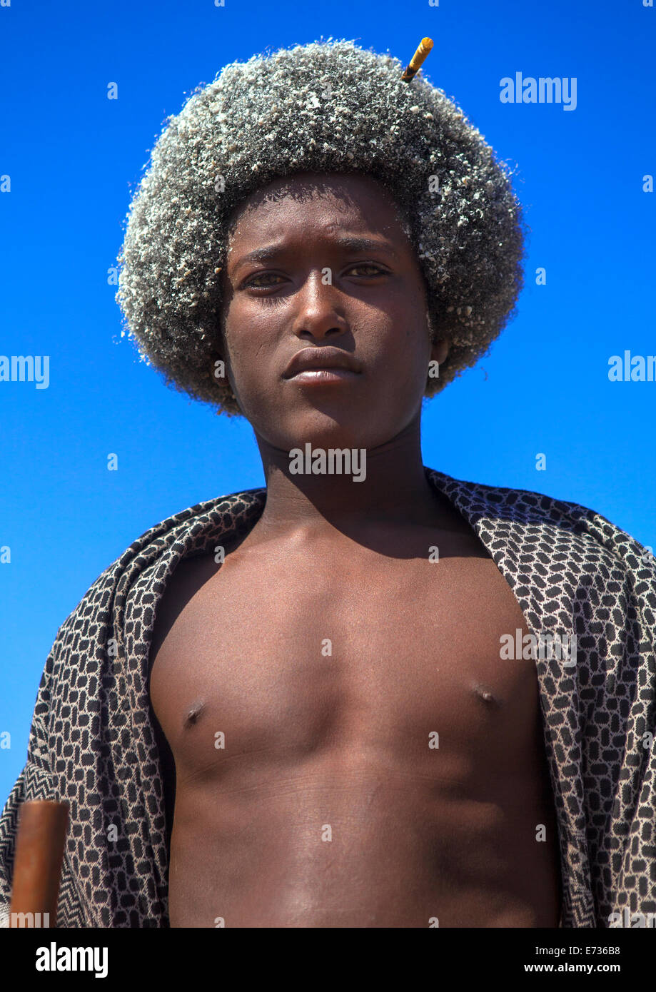 Mr Awol Mohammed, Afar Tribe Man, Mille, Ethiopia Stock Photo - Alamy