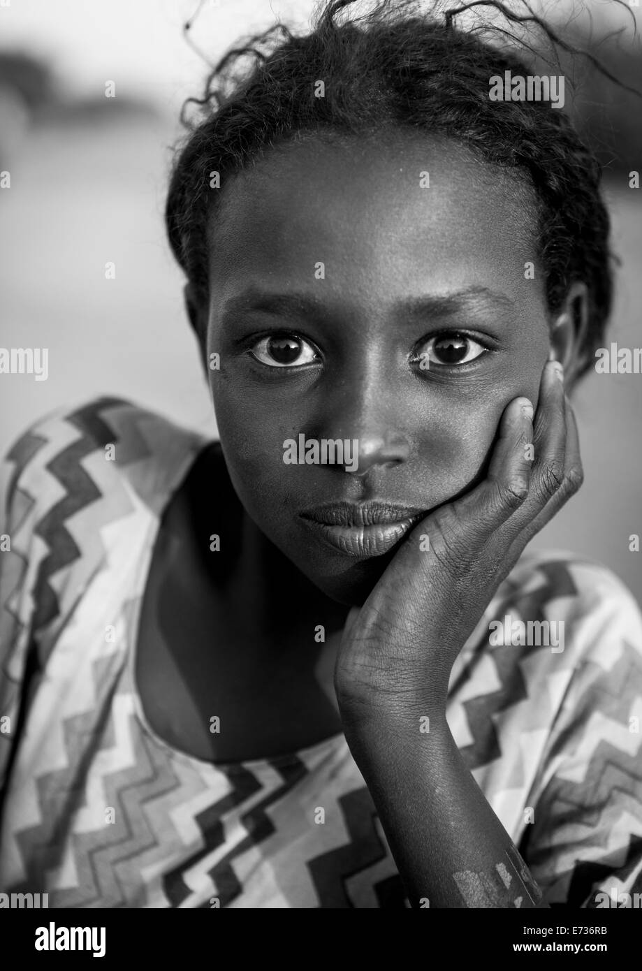 Miss Daharo, Afar Tribe Girl, Afambo, Afar Regional State, Ethiopia ...