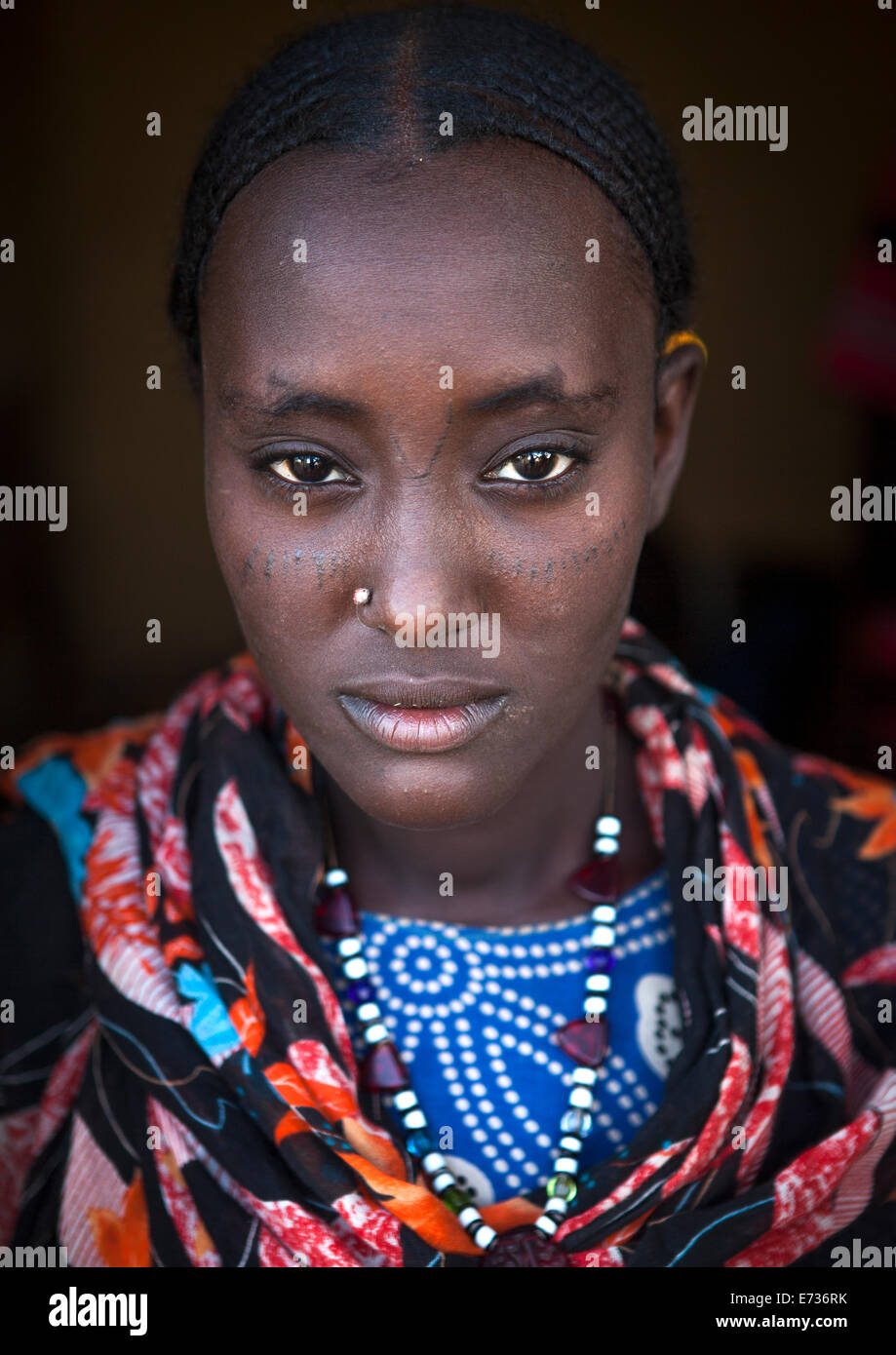 Afar Tribe Woman, Afambo, Afar Regional State, Ethiopia Stock Photo - Alamy