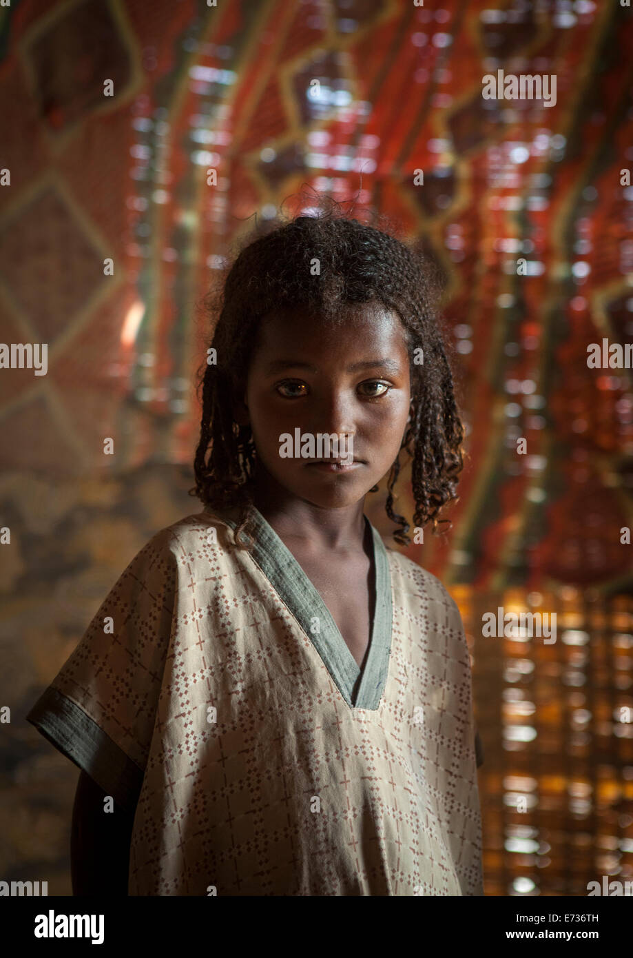 Afar Tribe Girl, Assaita, Afar Regional State, Ethiopia Stock Photo - Alamy