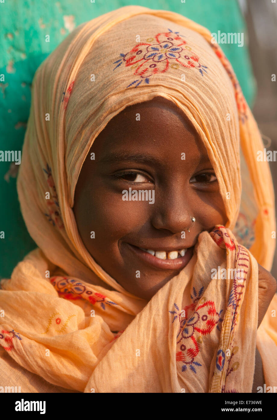 Afar Tribe Girl, Assayta, Ethiopia Stock Photo - Alamy