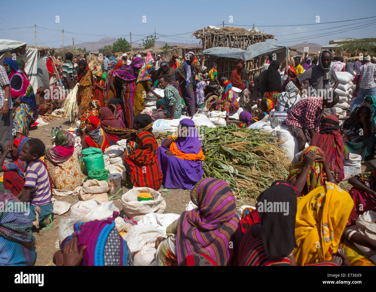 Assayta Afar Market, Ethiopia Stock Photo - Alamy
