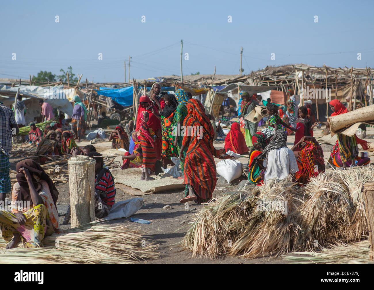 Assayta Afar Market, Ethiopia Stock Photo - Alamy