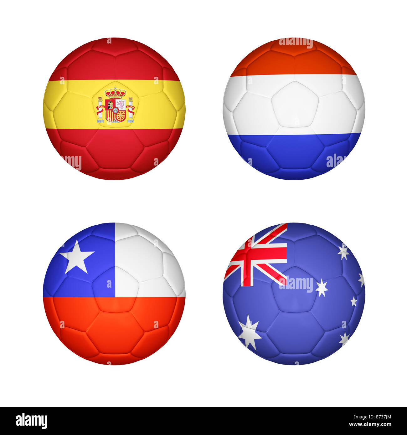 Soccer ball mapping country flags hi-res stock photography and images ...