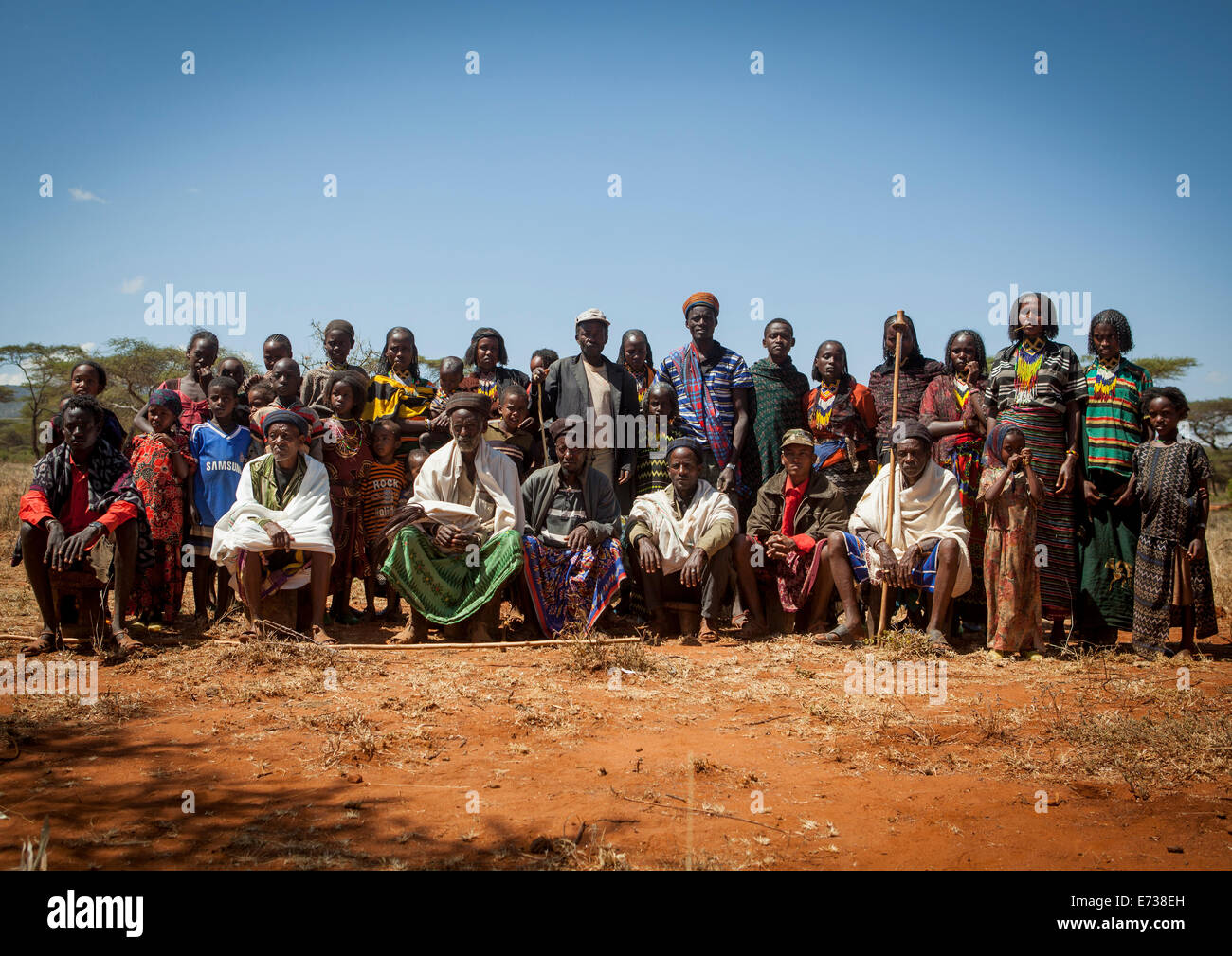 Borana Tribe Clan, Ola Alakadjilo, Ethiopia Stock Photo - Alamy