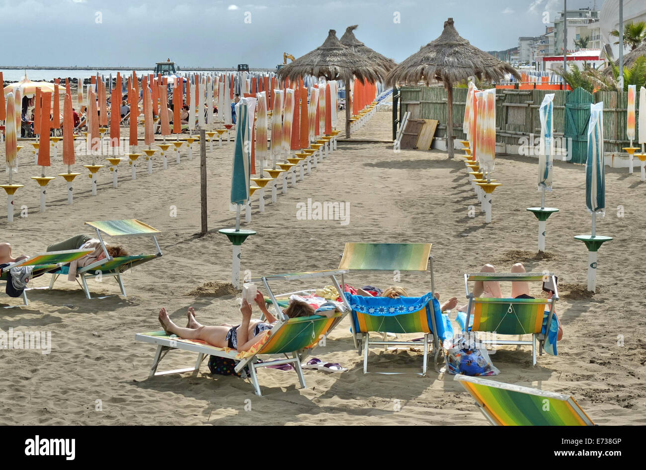 Caorle, Veneto, Italy . May 2014, Early spring seazon at the Adriatic ...