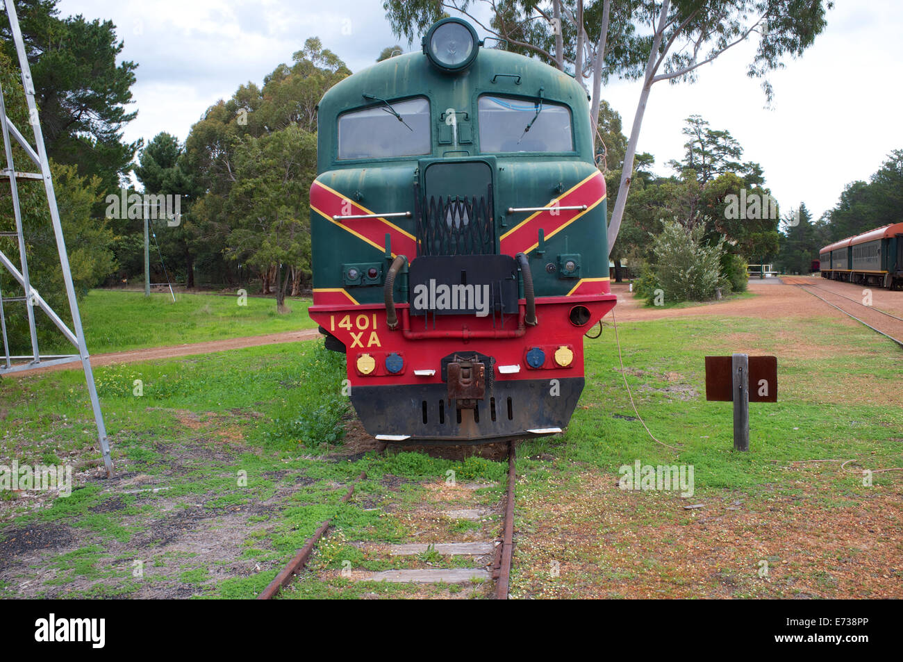Diesel locomotive XA1401 Pedong, WAGR XA class 2-Do-2, at Dwellingup ...