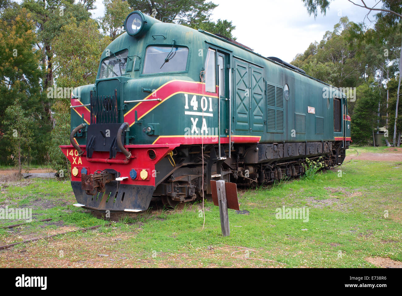 Diesel locomotive XA1401 Pedong, WAGR XA class 2-Do-2, at Dwellingup ...