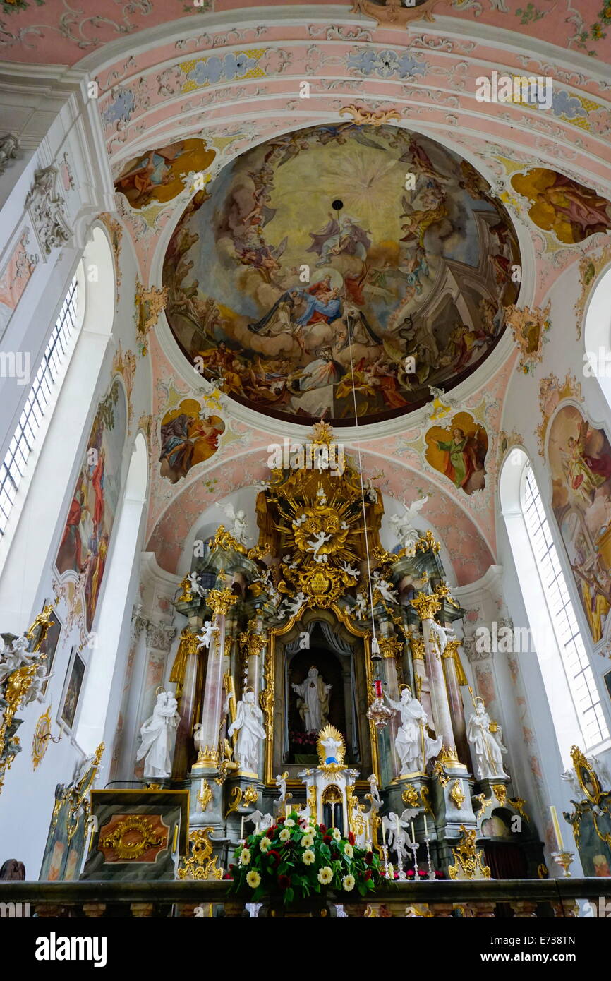 Church of St. Peter and Paul, Oberammergau, Bavaria, Germany, Europe Stock Photo - Alamy