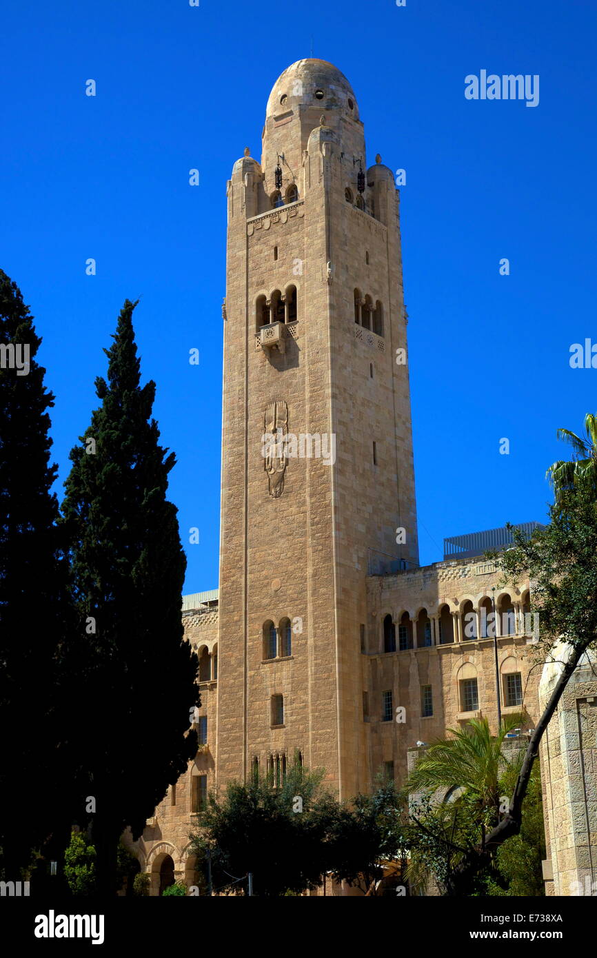 Exterior of YMCA, Jerusalem, Israel, Middle East Stock Photo - Alamy