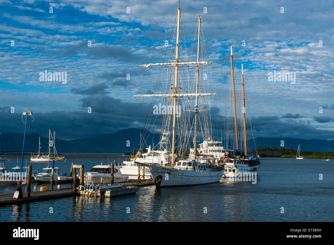 The harbour of Nadi, Viti Levu, Fiji, Pacific Stock Photo - Alamy