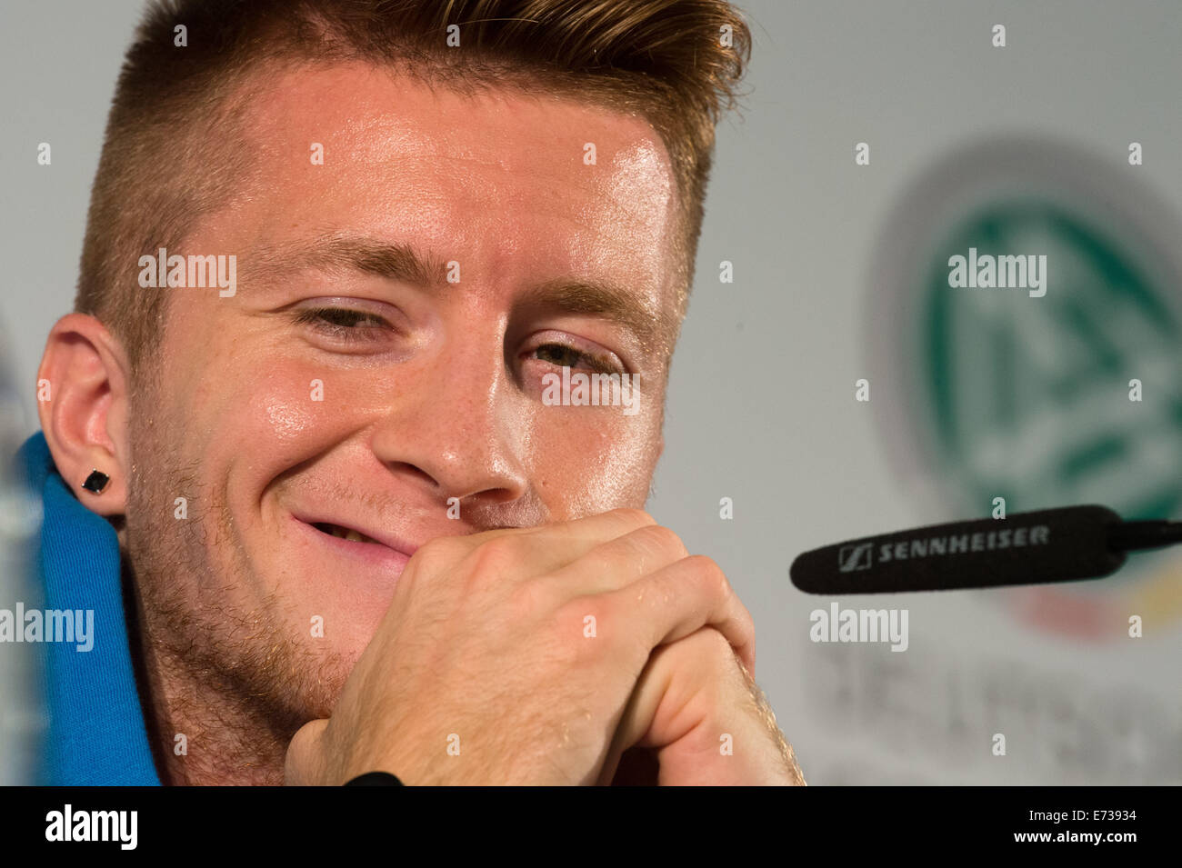Kamen, Germany. 5th Sep, 2014. The German national team player Marco ...