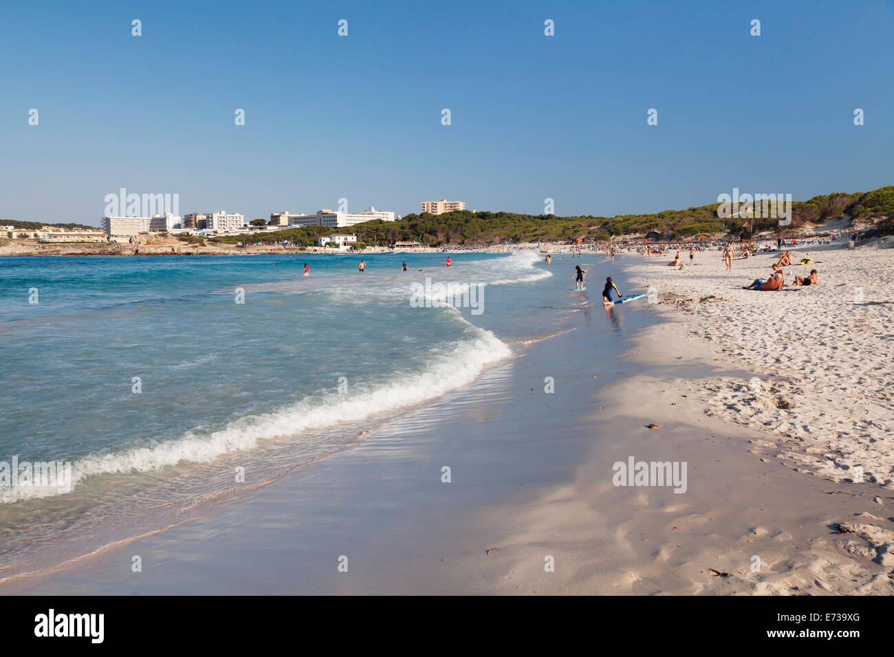 Beach, Cala Agulla, Cala Ratjada, Majorca (Mallorca), Balearic Islands ...