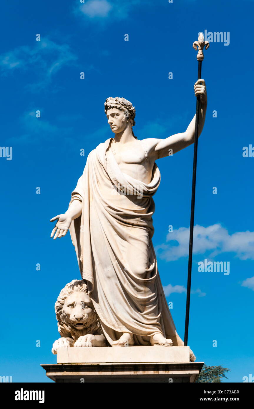 Statue of Ferdinando III Duke of Lorraine, Piaggia del Murello, Arezzo ...