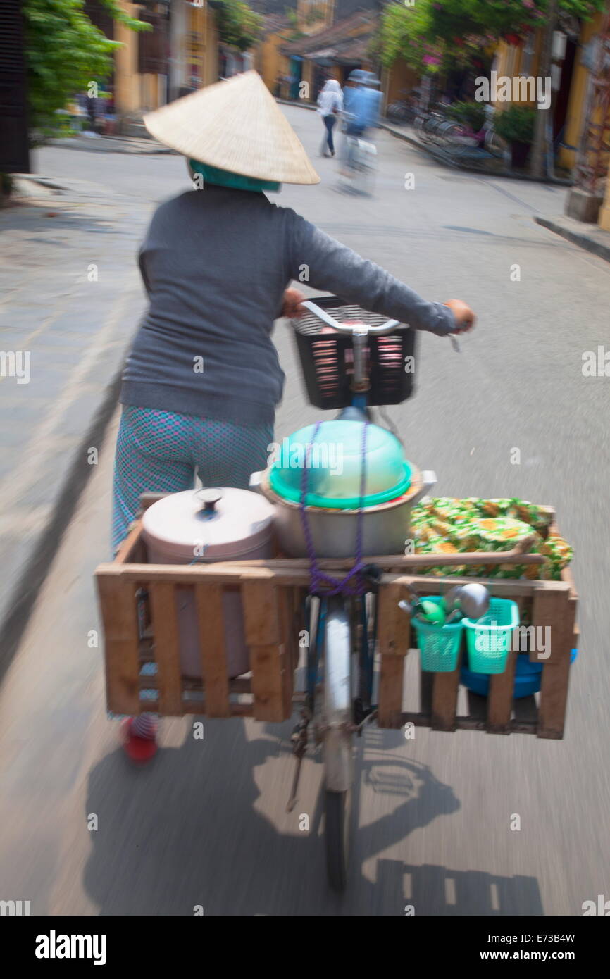 Vendor on bicycle hi-res stock photography and images - Alamy