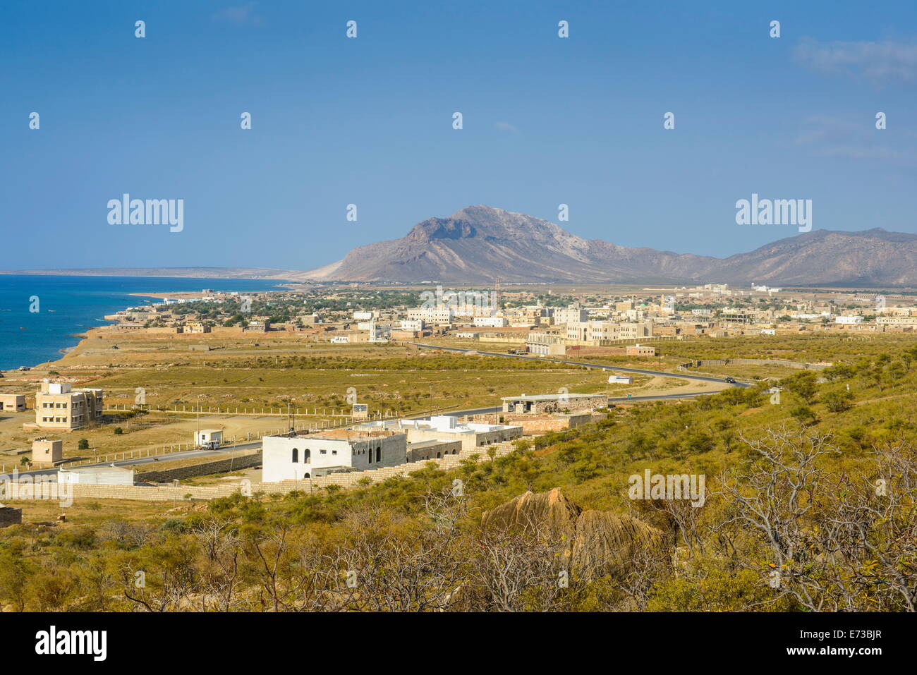 View of Hadibo, capital of the island of Socotra, UNESCO World Heritage ...