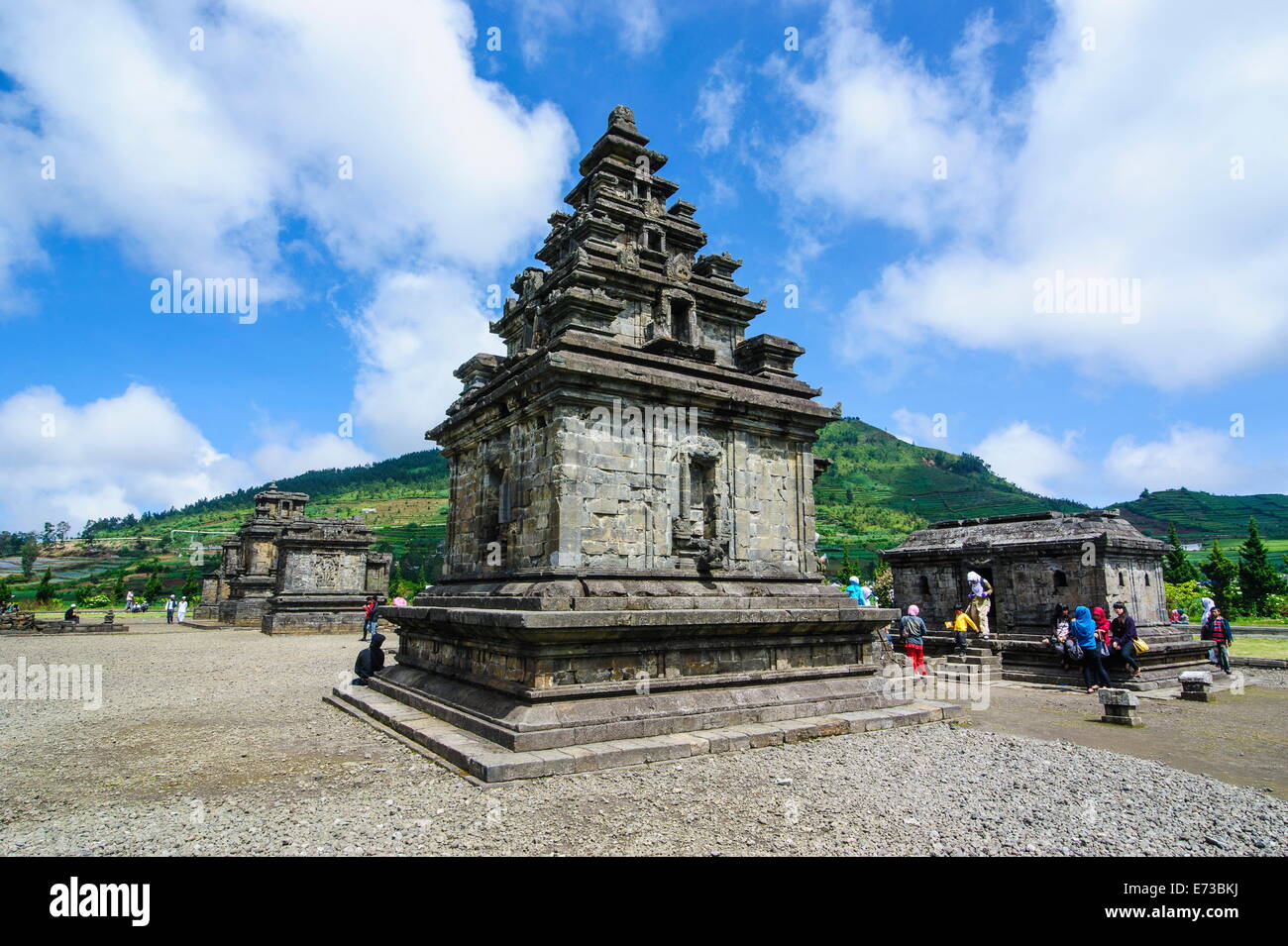 Arjuna Hindu Dieng temple complex, Dieng Plateau, Java, Indonesia ...