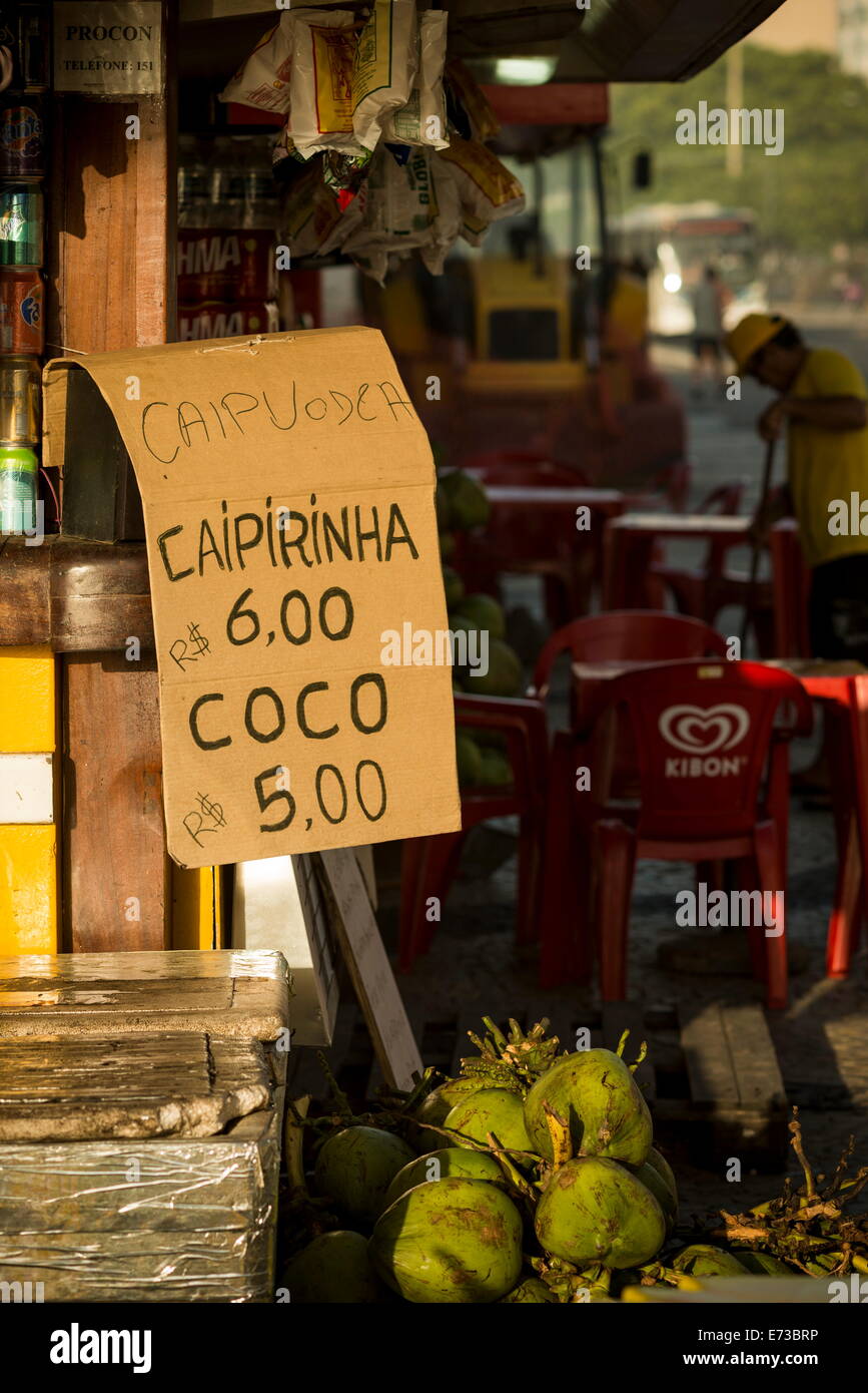 Copacabana beach sign hi-res stock photography and images - Alamy