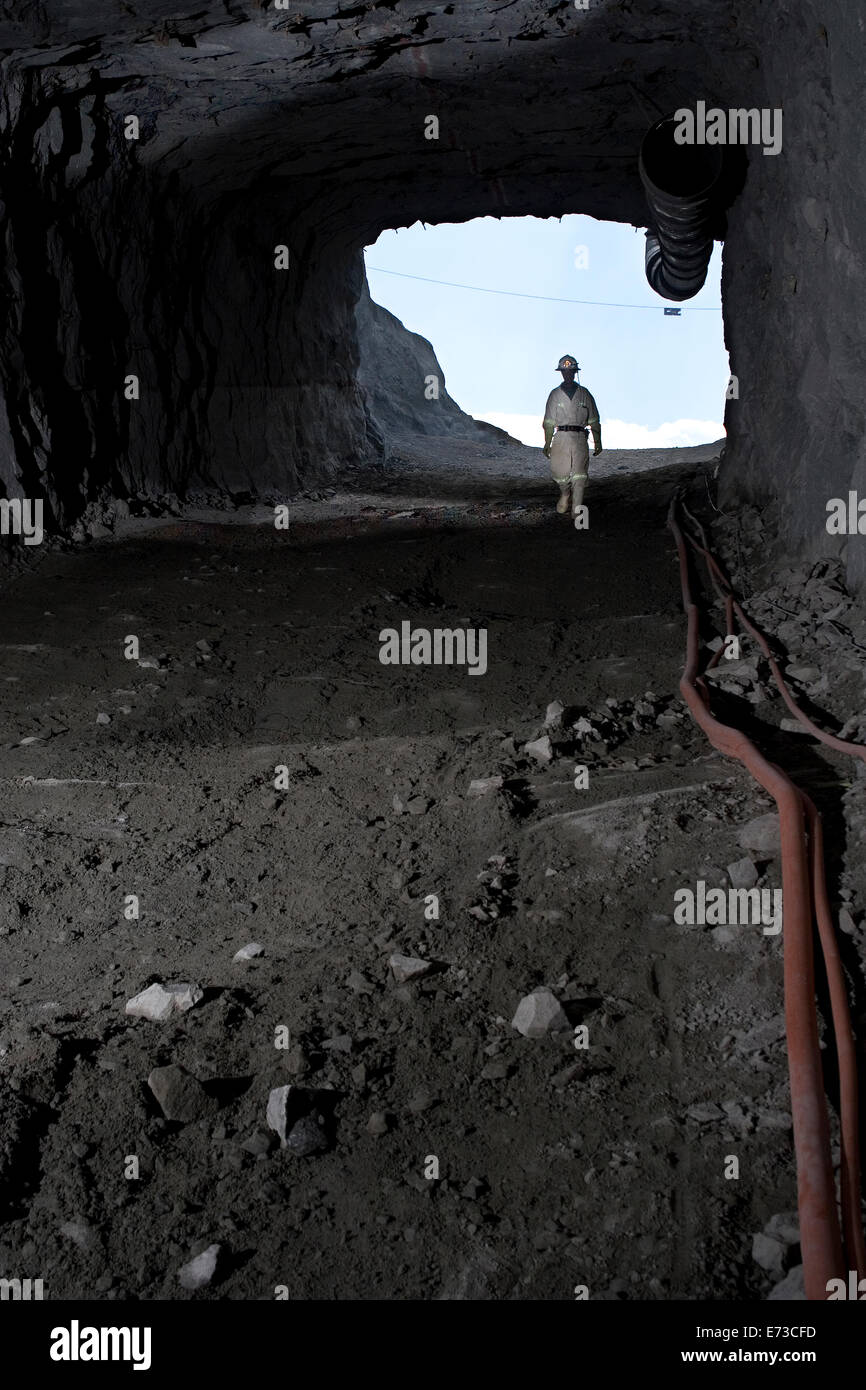 Into new underground platinum mine hi-res stock photography and images ...