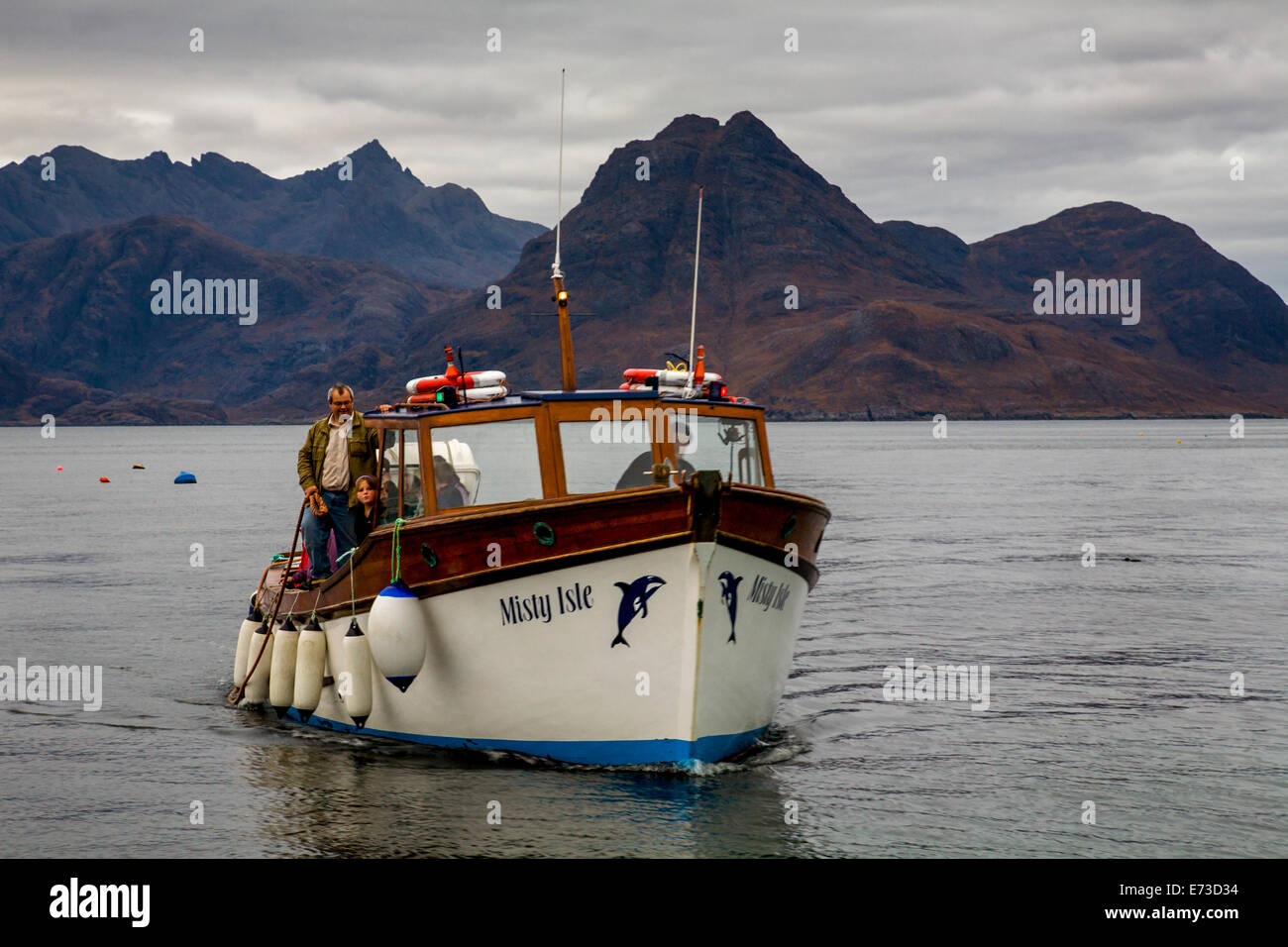 The Misty Isle Boat Trip From Elgol, Isle of Skye, Scotland Stock Photo ...