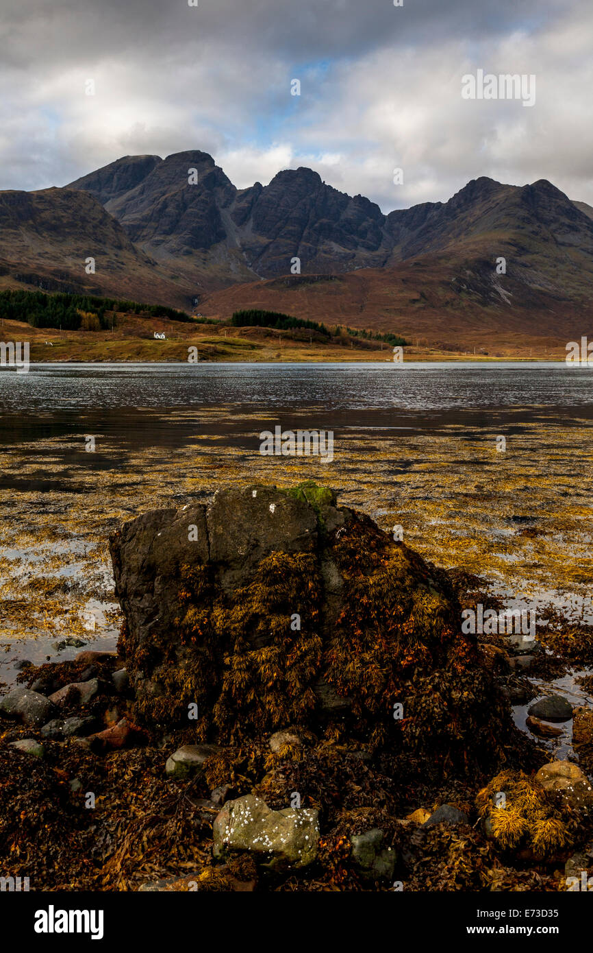 Loch Slapin and Blaven (Bla Bheinn) Mountain, Isle of Skye, Scotland ...