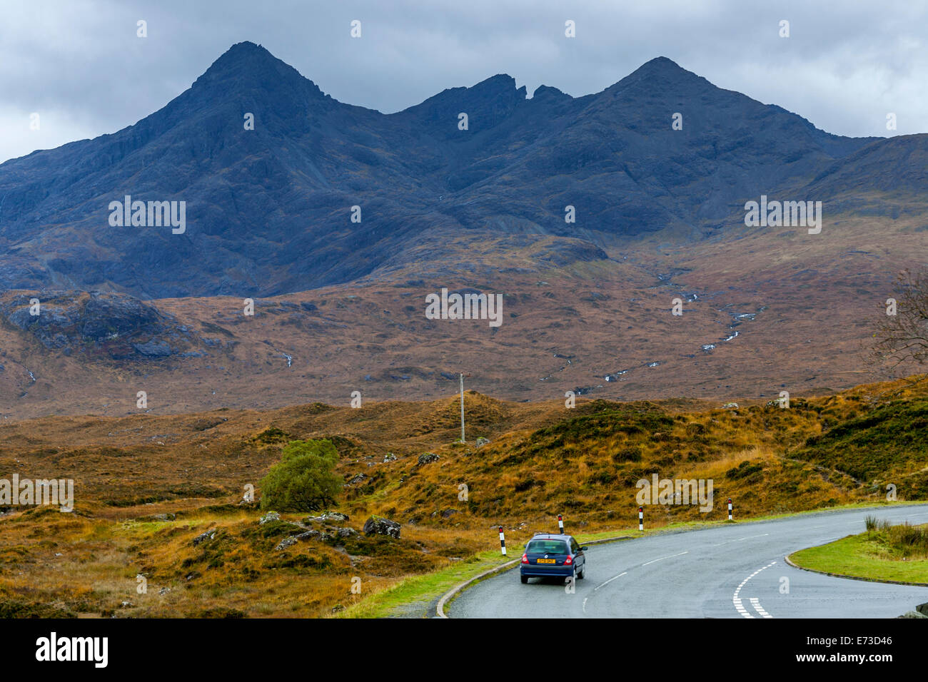 The Black Cuillin Mountains, Isle of Skye, Scotland Stock Photo - Alamy