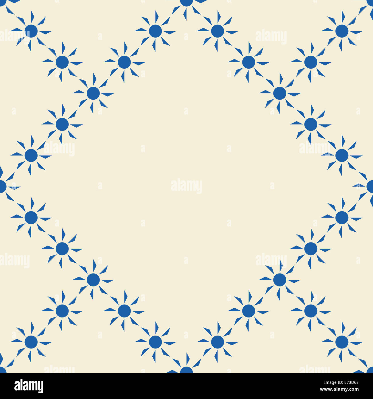 Seamless pattern with blue sun shapes Stock Photo - Alamy