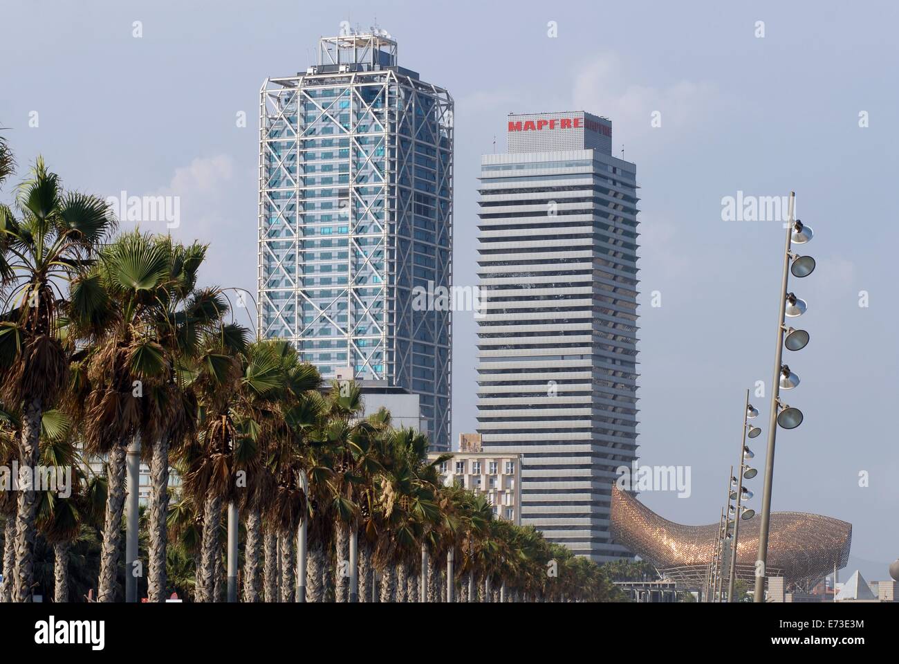 Barcelona (Spain), The two highest buildings in the city, the Hotel ...