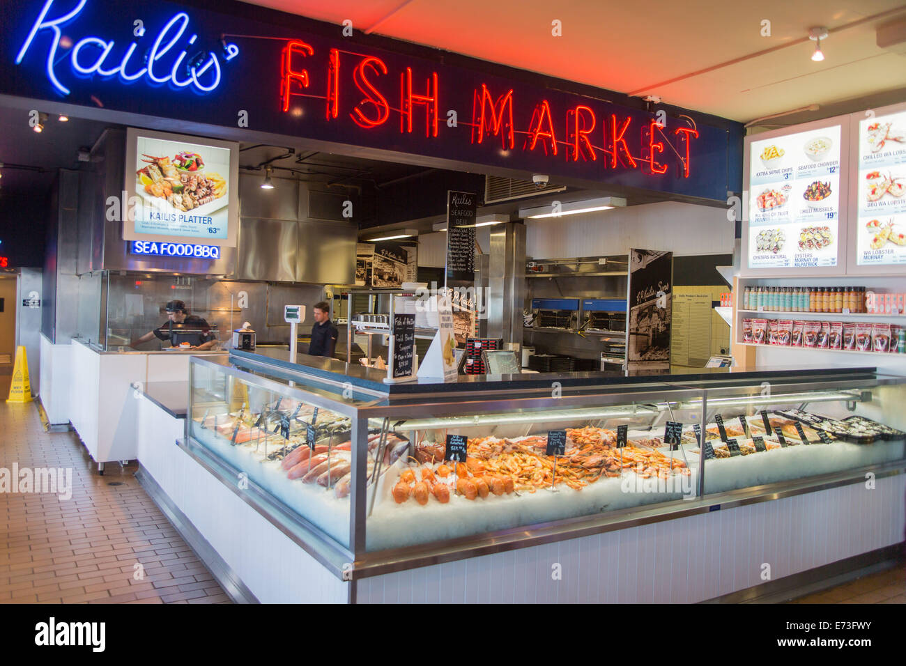 fish market in Fremantle Stock Photo - Alamy