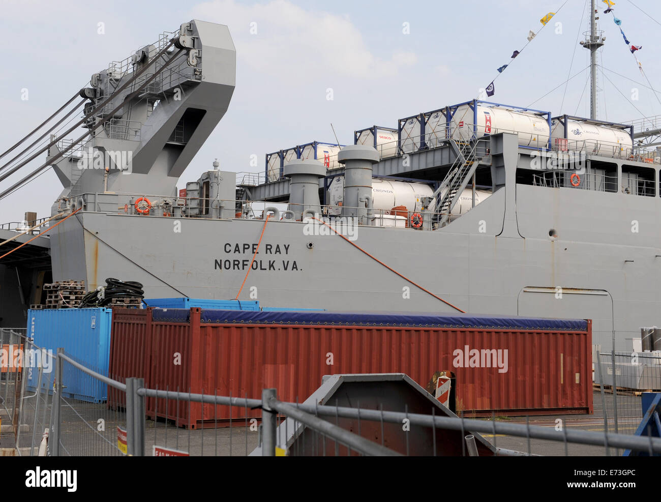 Neustaedter Hafen, Bremen, Germany. 5th Sep, 2014. The U.S. specialized ...