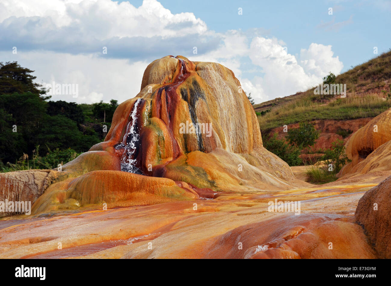 Madagascar, Ampefy, the colorful geysers Stock Photo - Alamy