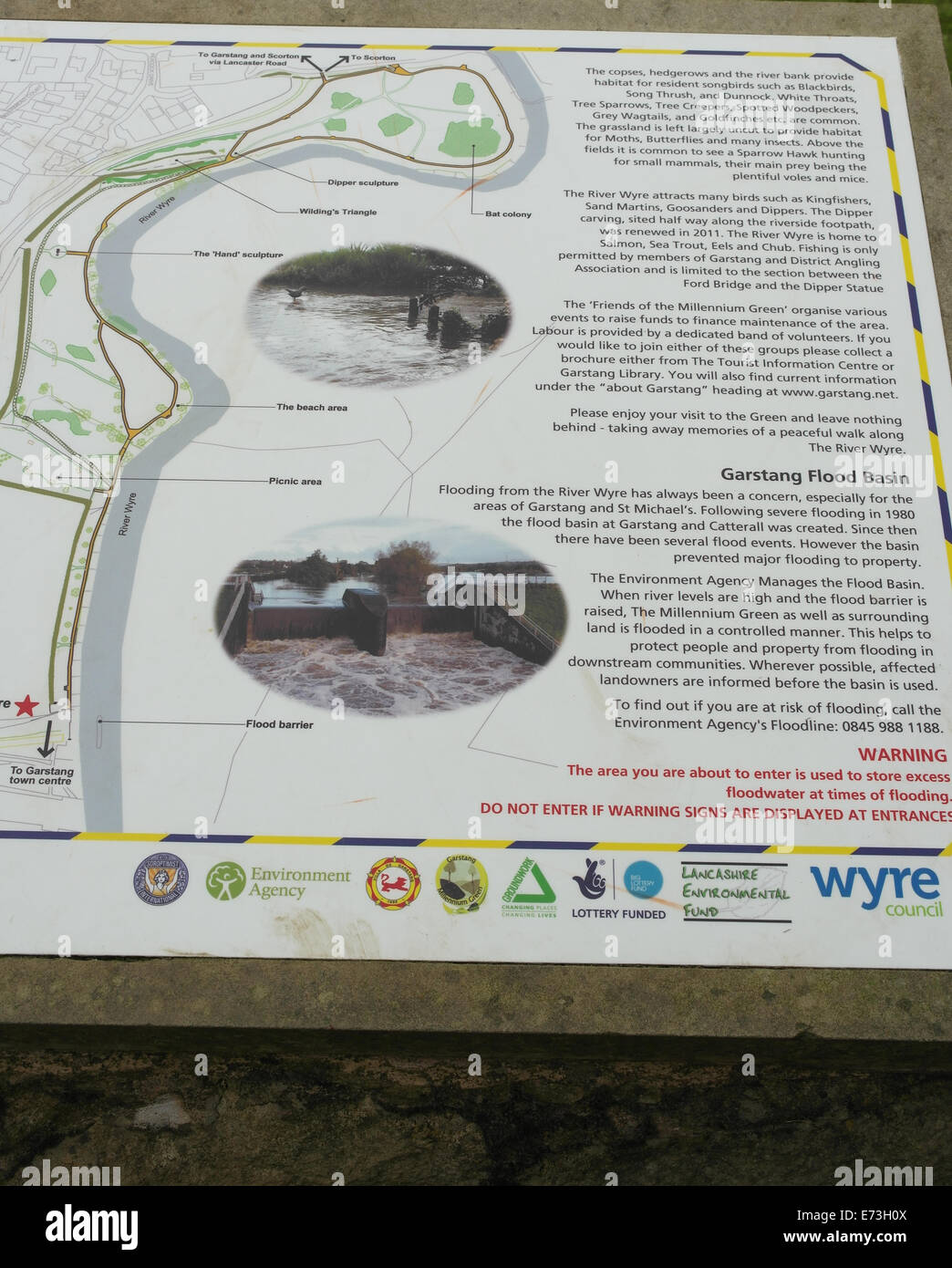 1 map river wyre hi-res stock photography and images - Alamy