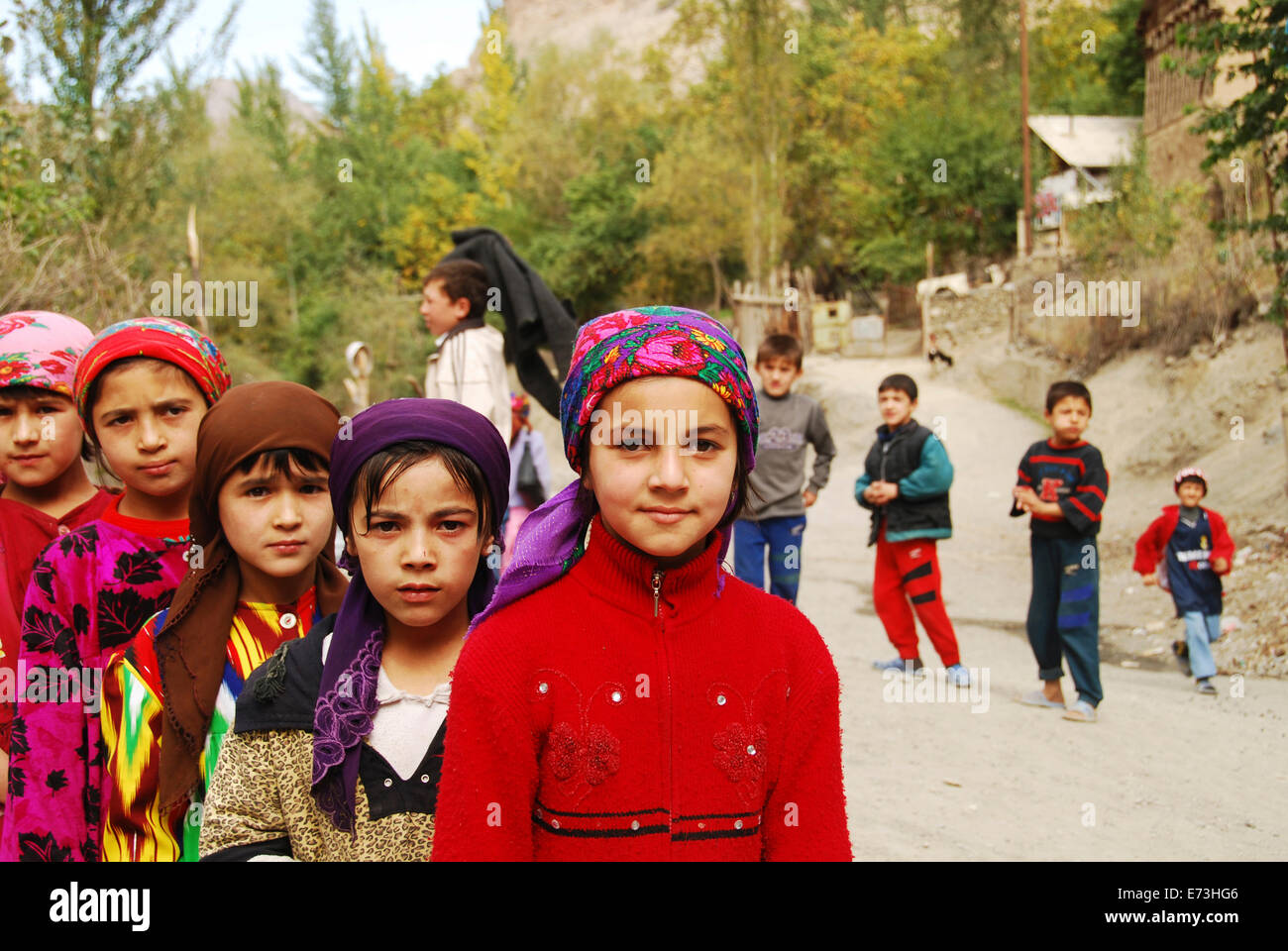 Tajikistan girl child portrait hi-res stock photography and images - Alamy