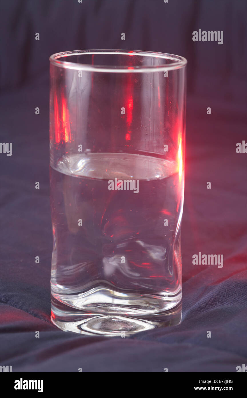 glass of water color light Stock Photo - Alamy