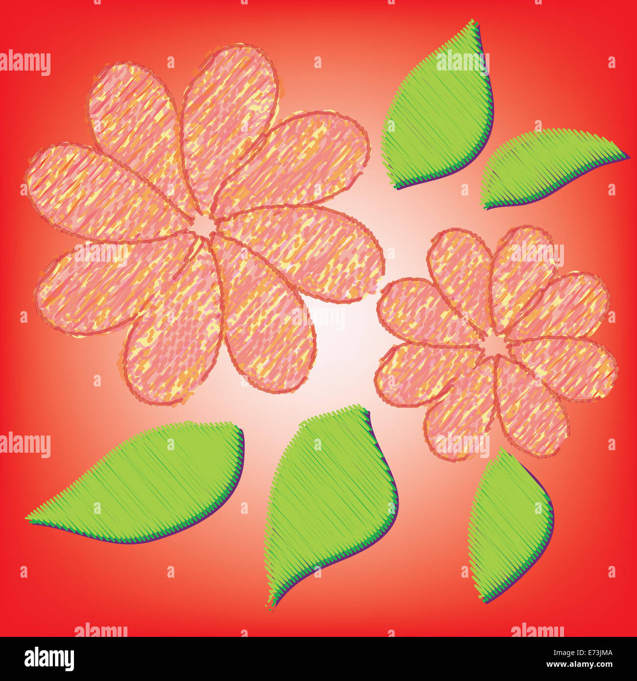Colorful flower elements hi-res stock photography and images - Alamy